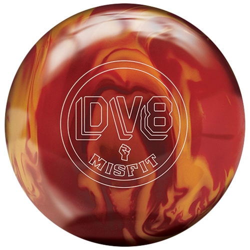 DV8 Misfit Solid Red/Orange - Bowling Balls